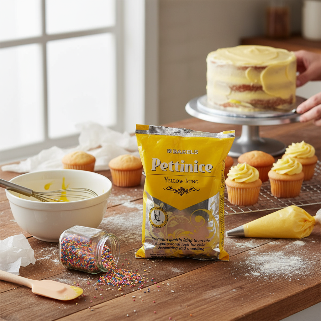 750g Yellow Bakels Pettinice Ready-to-roll Fondant – I Love This Shop