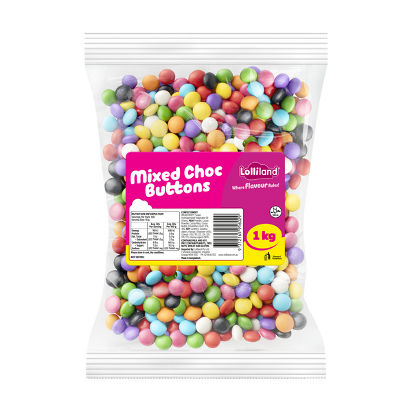 Mixed Choc Buttons 1kg – I Love This Shop