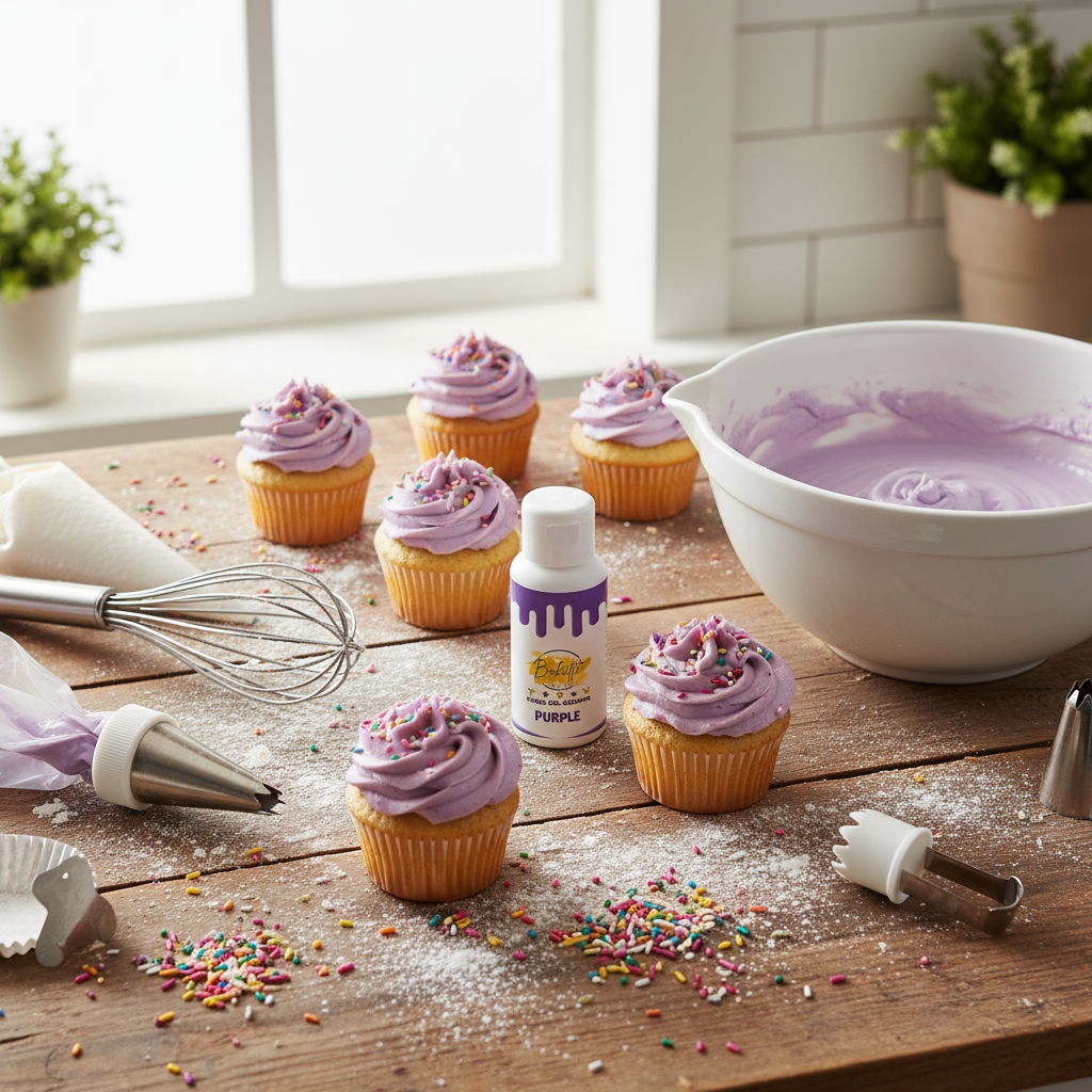 Bakette Icing Gel Colour Purple 21g – I Love This Shop