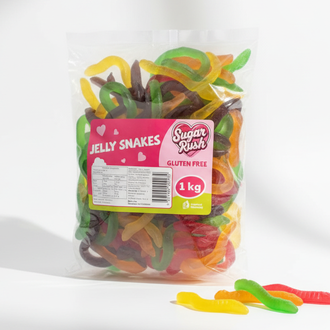 Sugar Rush Jelly Snakes 1kg – I Love This Shop